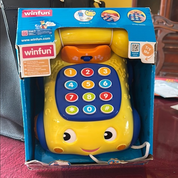 Toys | Yellow Musical Toy Phone For Kids | Poshmark